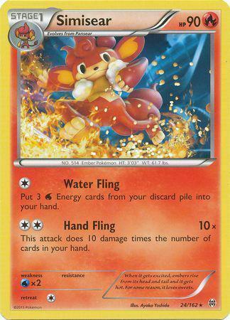Simisear #24 Prices | Pokemon BREAKthrough | Pokemon Cards