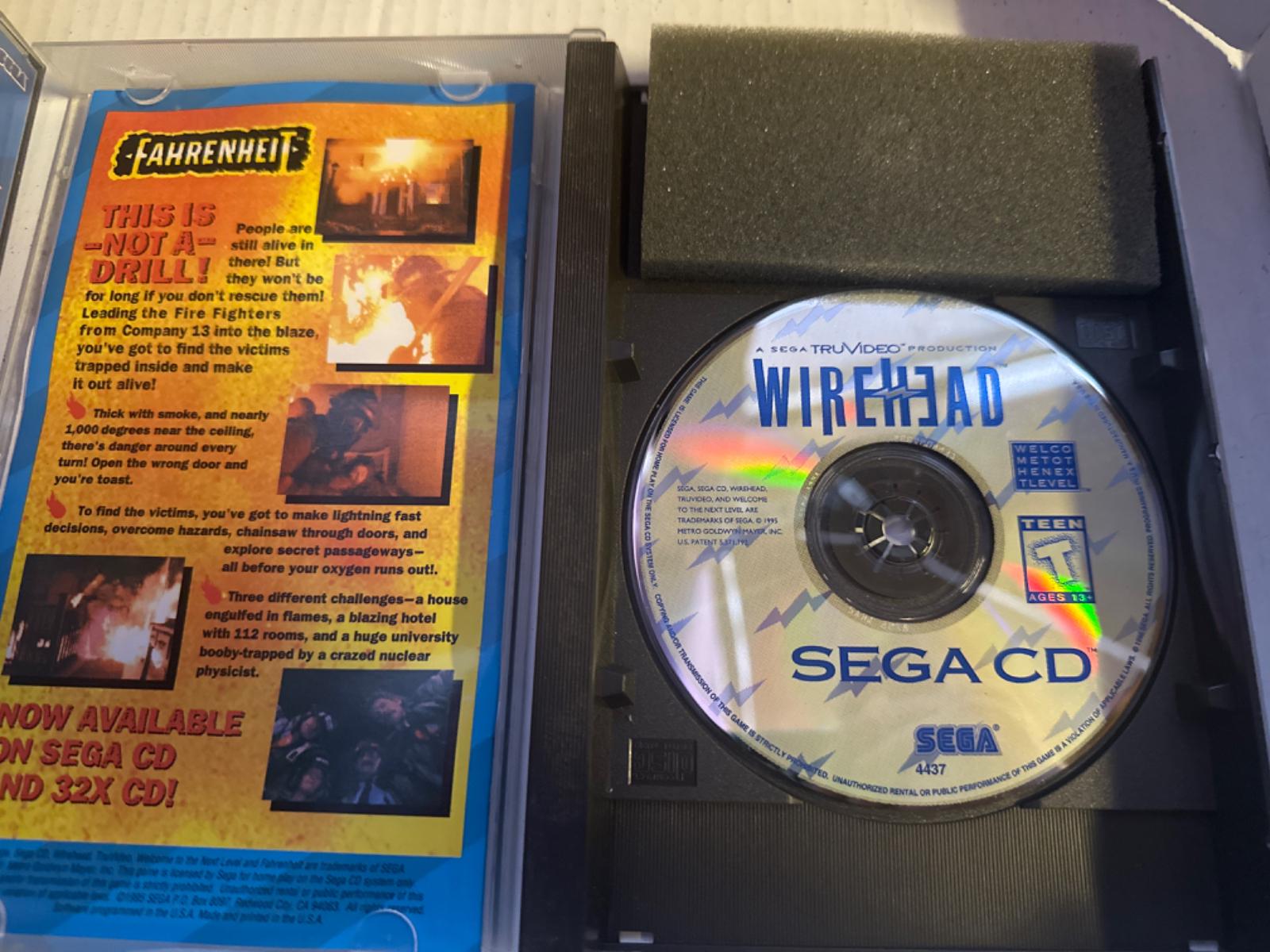 Wirehead | Item, Box, and Manual | Sega CD