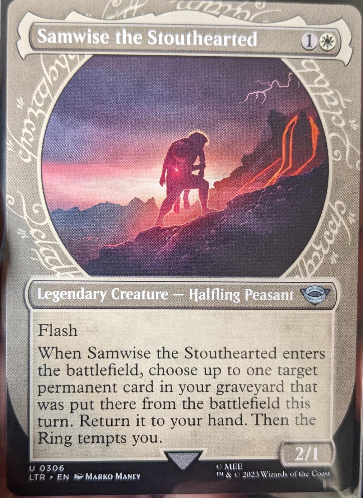 Samwise the Stouthearted [Showcase] #306 Prices | Magic Lord of the ...