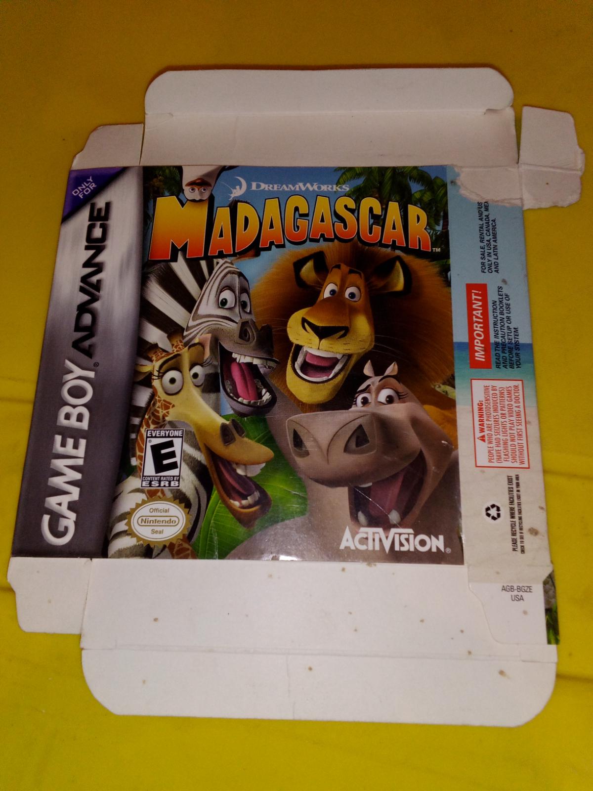 Madagascar | Box only | GameBoy Advance