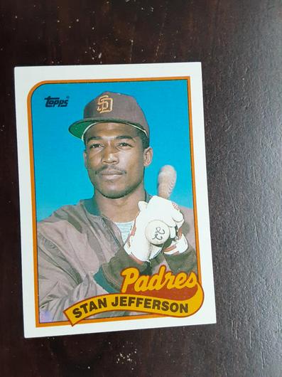 Stan Jefferson [Pink Triangle Bottom Left] | Ungraded | 1989 Topps