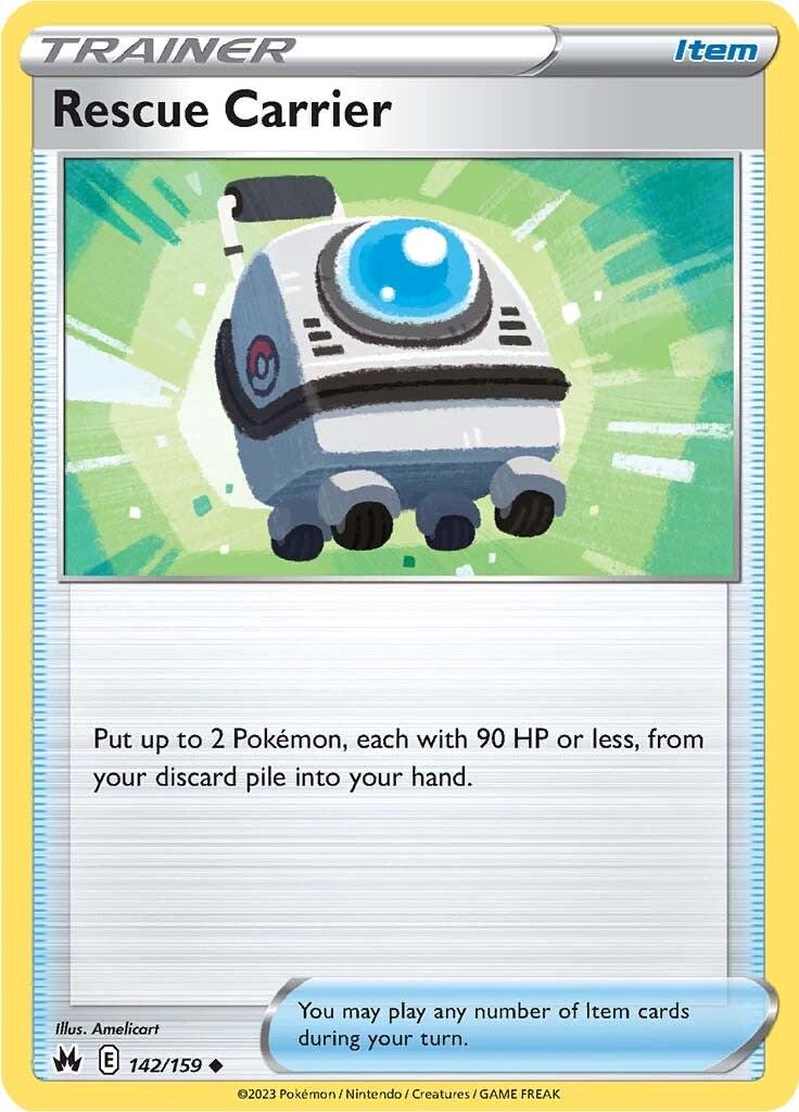 Rescue Carrier #142 Prices | Pokemon Crown Zenith | Pokemon Cards