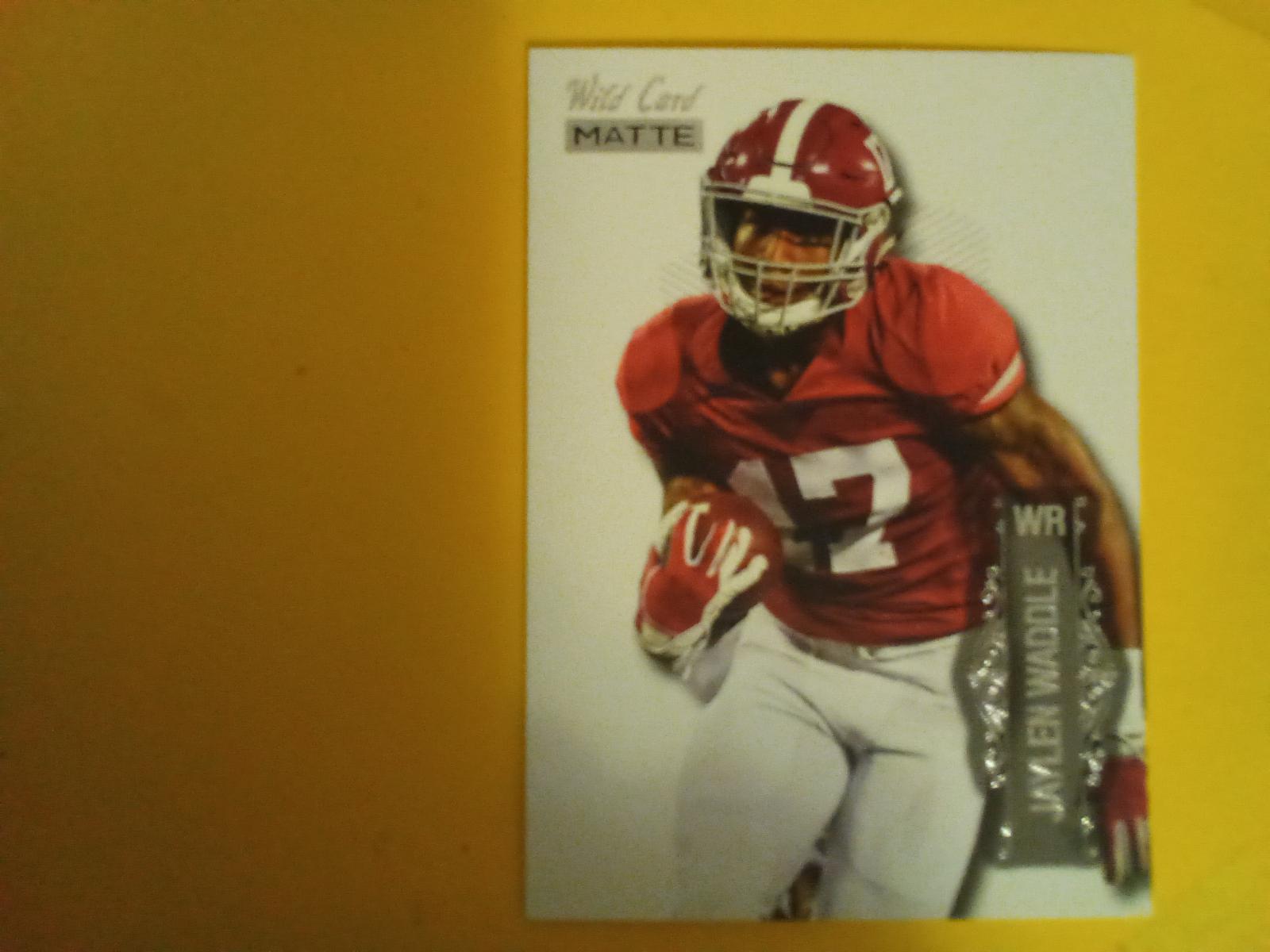Jaylen Waddle Ungraded 2021 Wild Card Matte