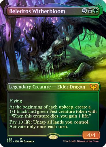 Beledros Witherbloom [Extended Art Foil] #282 Prices | Magic Strixhaven ...