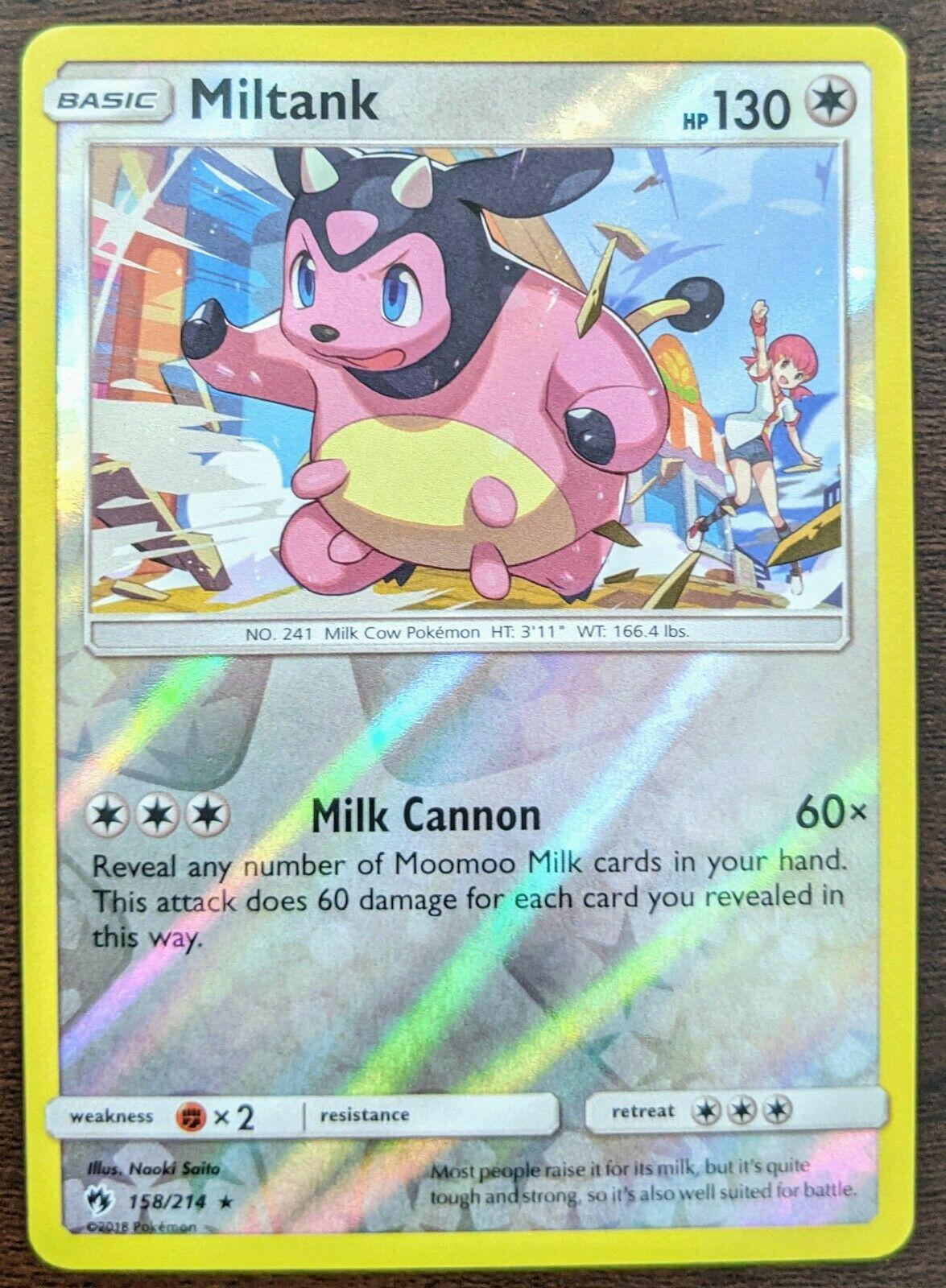 Miltank [Reverse Holo] #158 Prices | Pokemon Lost Thunder | Pokemon Cards