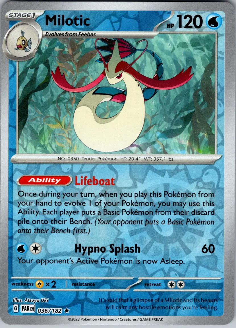 Milotic [Reverse Holo] #36 Prices | Pokemon Paradox Rift | Pokemon Cards