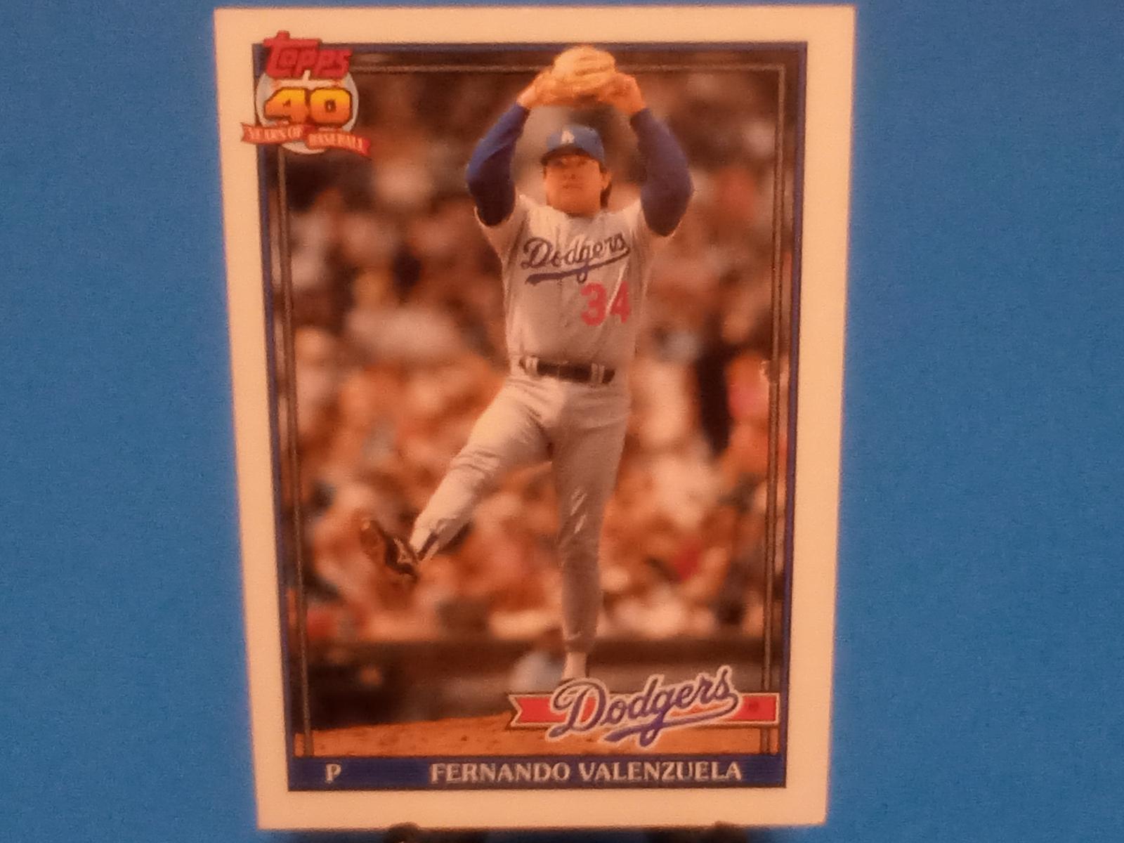 Fernando Valenzuela | Ungraded | 1991 Topps