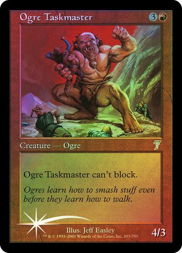 Ogre Taskmaster [Foil] Prices | Magic 7th Edition | Magic Cards