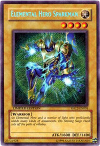 Elemental HERO Sparkman EHC2-EN001 Prices | YuGiOh Elemental Hero ...
