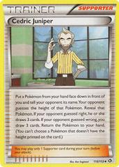 Cedric Juniper #110 Prices | Pokemon Legendary Treasures | Pokemon Cards