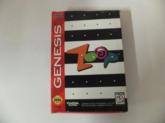 Zoop | Item, Box, and Manual | Sega Genesis