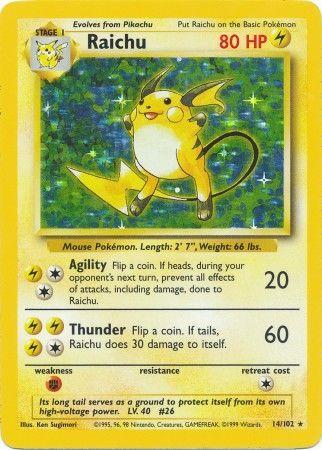 Raichu #14 Prices | Pokemon Base Set | Pokemon Cards