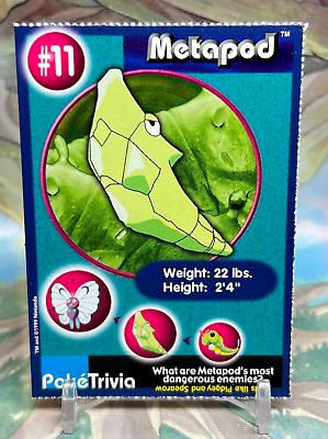 Metapod #11 Prices | Pokemon Burger King | Pokemon Cards