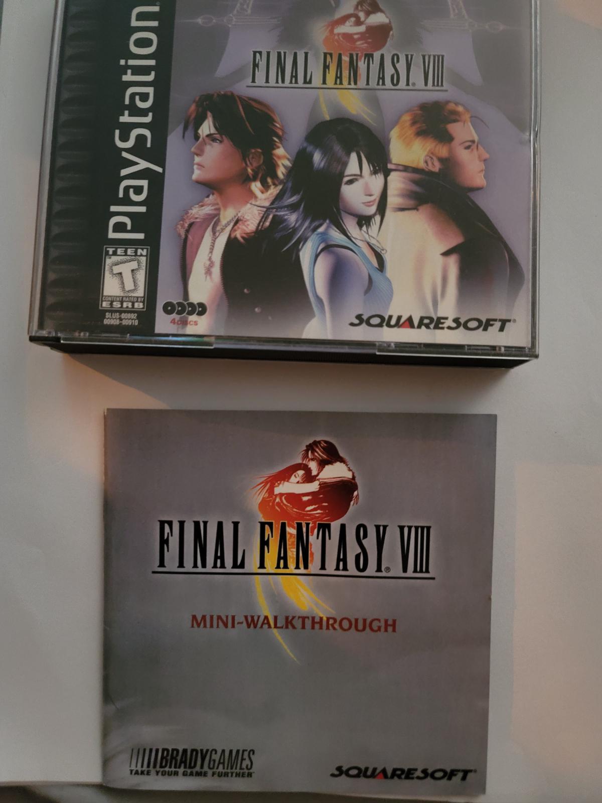 Final Fantasy VIII | Item, Box, and Manual | Playstation