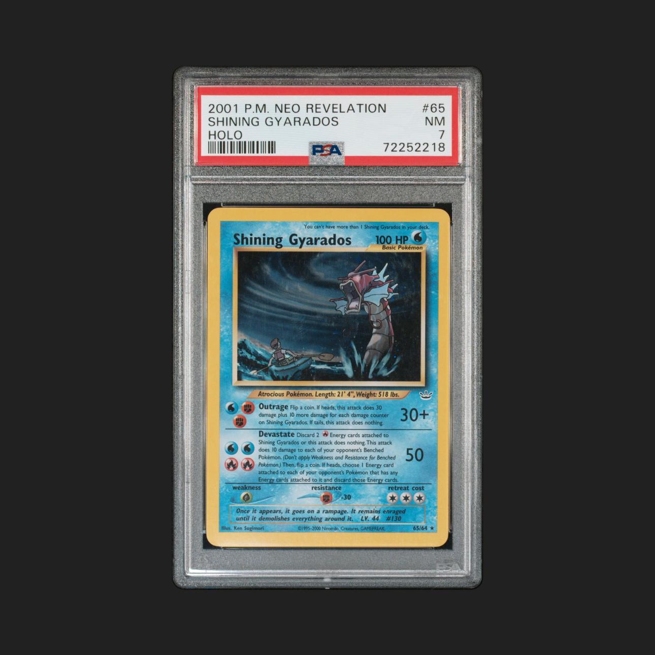 Shining Gyarados | Graded 7 | Pokemon Neo Revelation