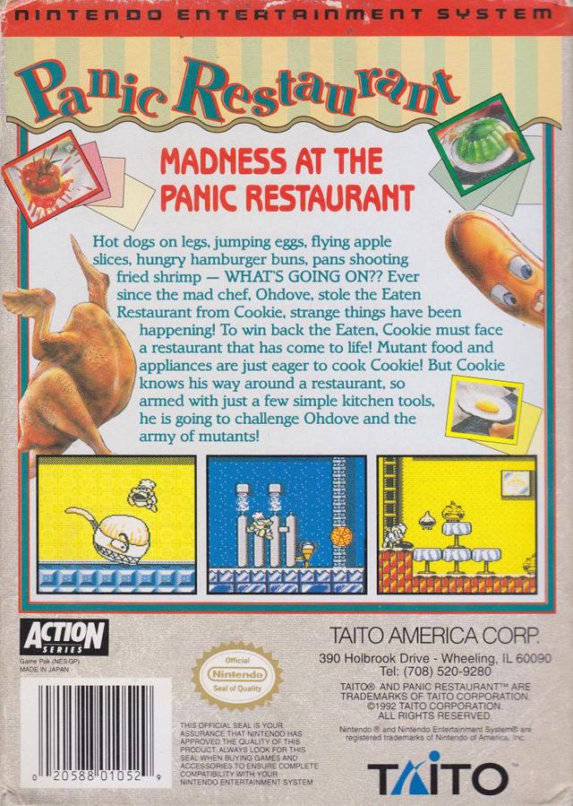 Panic Restaurant Prices NES | Compare Loose, CIB & New Prices