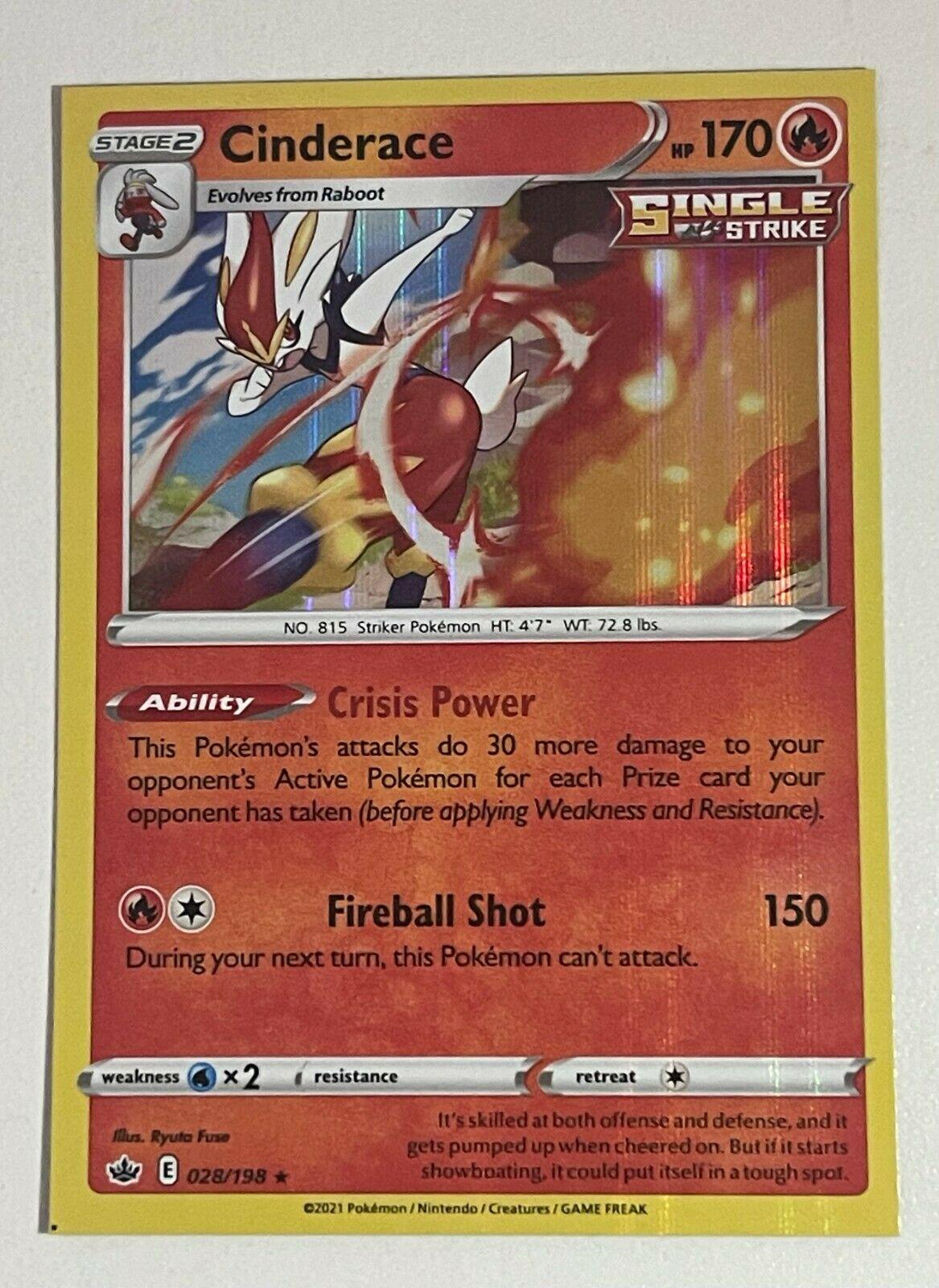 Cinderace #28 Prices | Pokemon Chilling Reign | Pokemon Cards