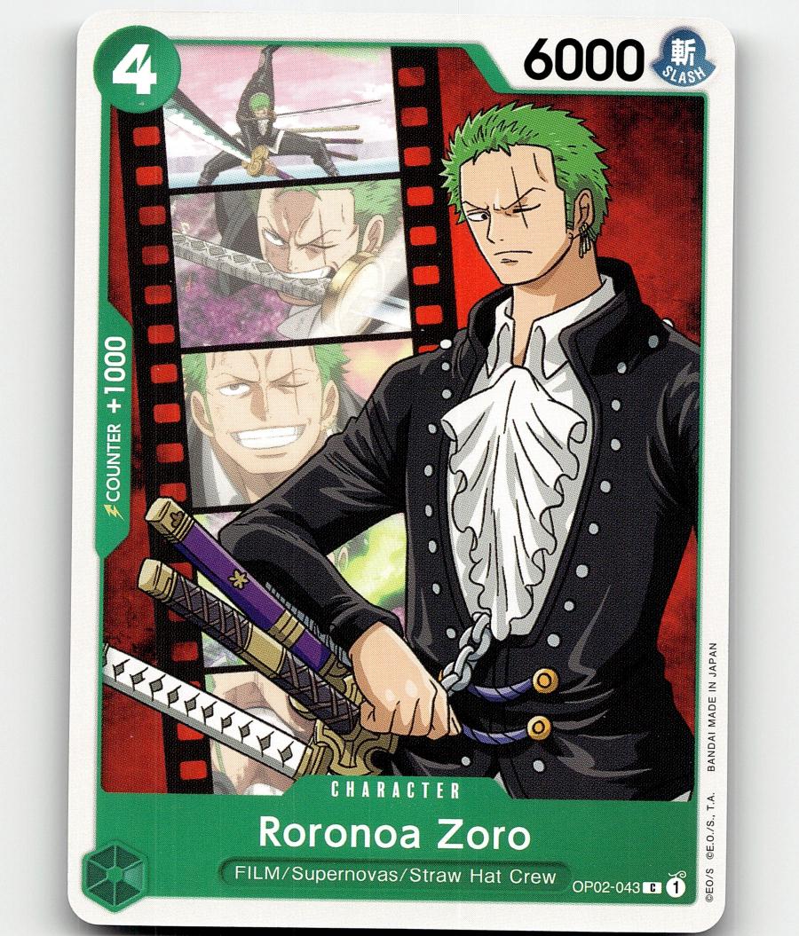 Roronoa Zoro OP02-043 Preise | One Piece Paramount War | One Piece Karten