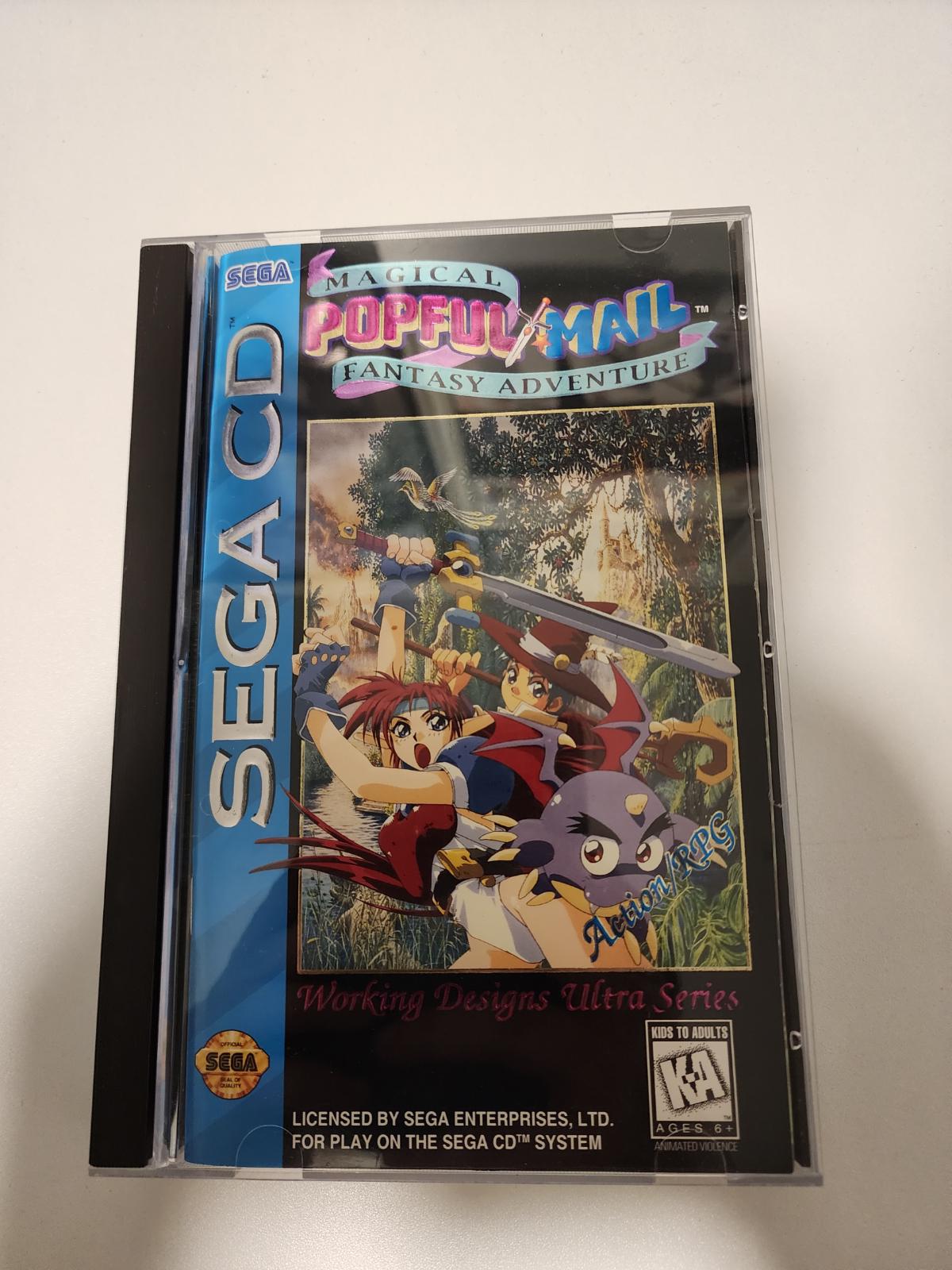 Popful Mail | Item, Box, and Manual | Sega CD