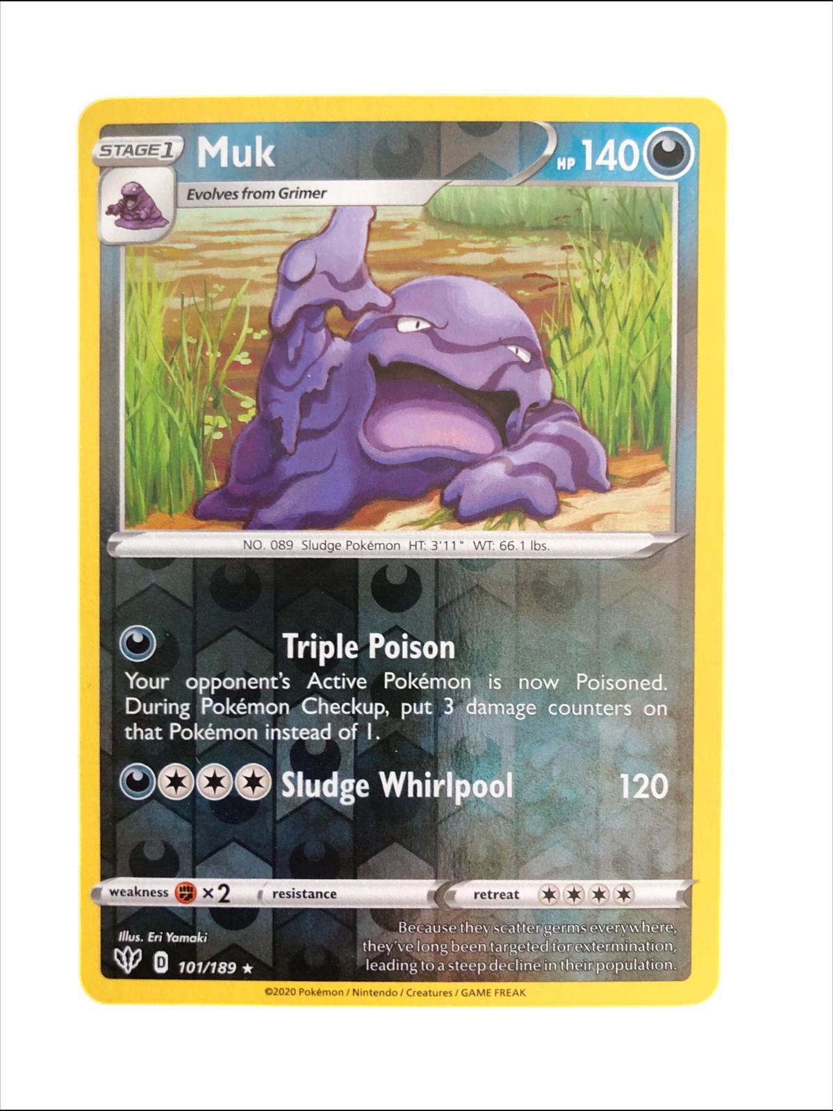 Muk [Reverse Holo] | Ungraded | Pokemon Darkness Ablaze