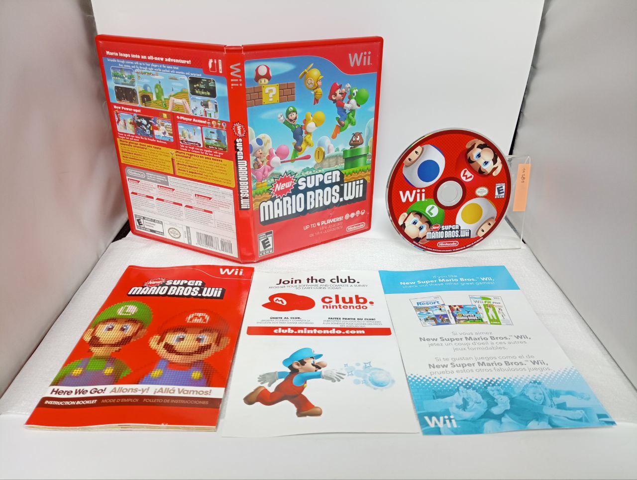 New Super Mario Bros. Wii | Item, Box, and Manual | Wii