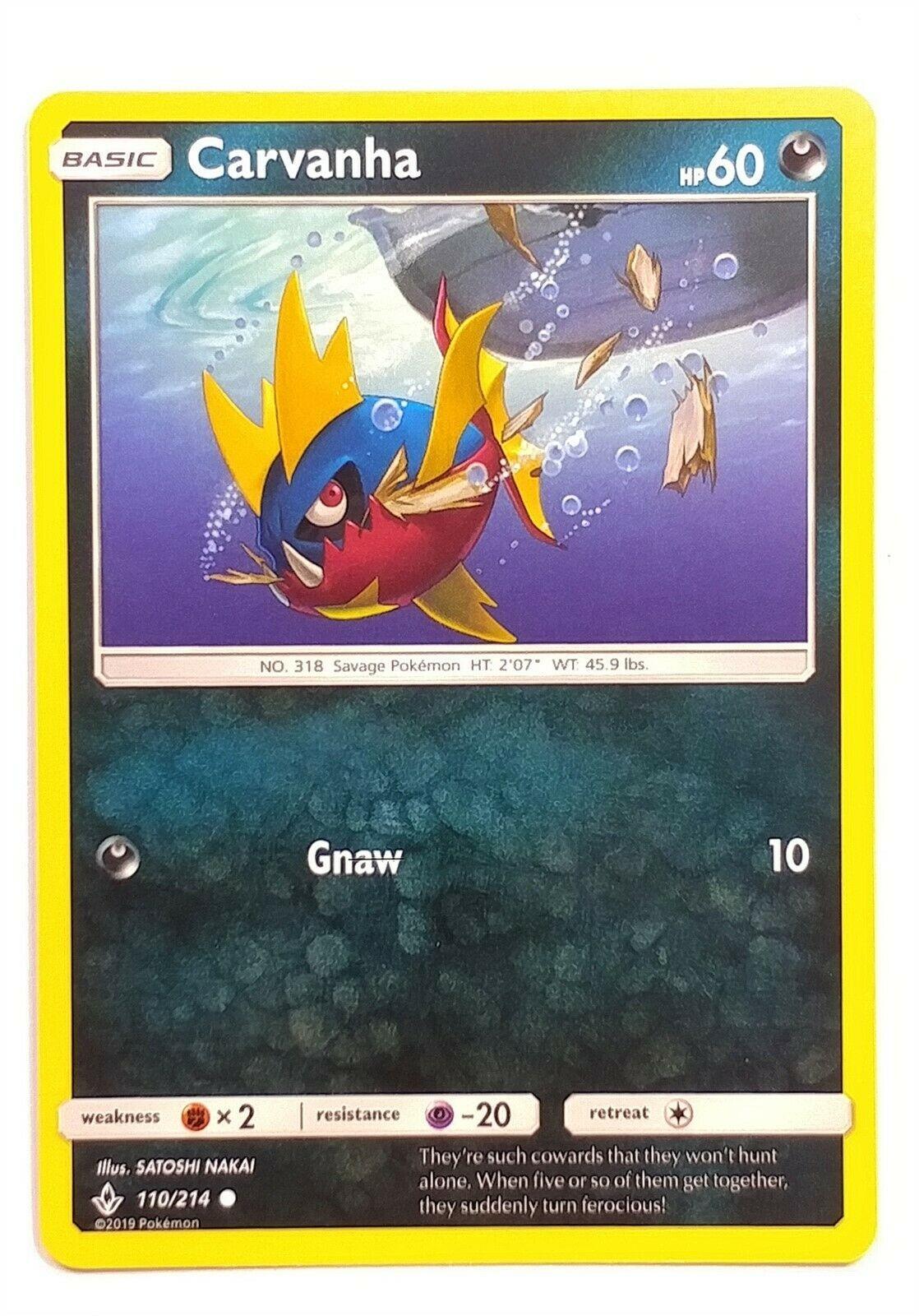 Carvanha #110 Prices | Pokemon Unbroken Bonds | Pokemon Cards