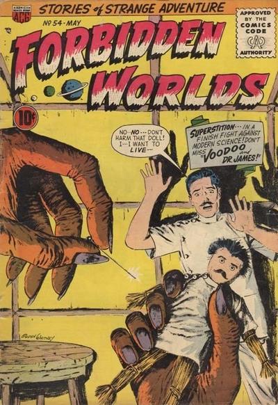 Forbidden Worlds #54 (1957) Prices | Forbidden Worlds Series