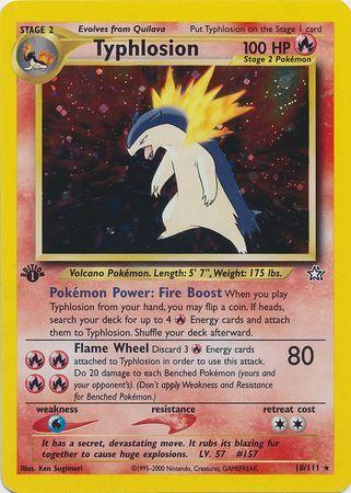 Typhlosion [1st Edition] #18 Prices | Pokemon Neo Genesis | Pokemon Cards