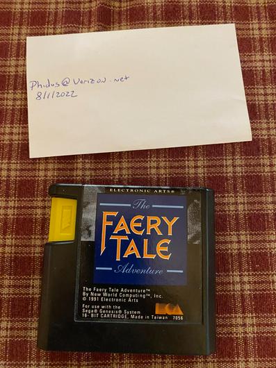 Faery Tale Adventure | Item only | Sega Genesis
