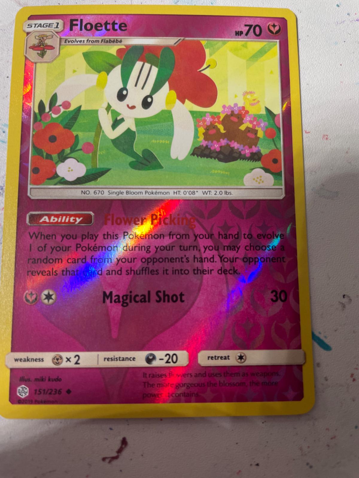 Floette [Reverse Holo] #151 Prices | Pokemon Cosmic Eclipse | Pokemon Cards