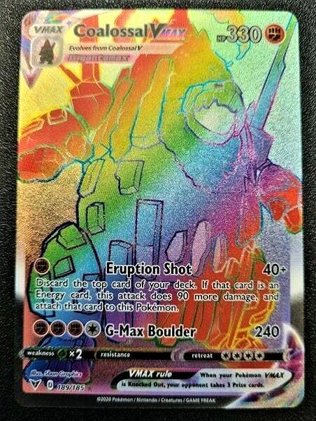 Coalossal VMAX #189 Prices | Pokemon Vivid Voltage | Pokemon Cards
