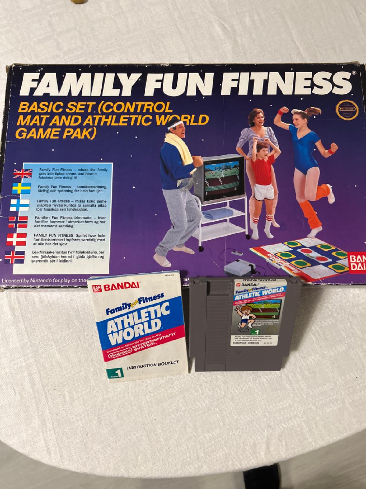 Family Fun Fitness Basic Set Prices PAL NES | Compare Loose, CIB & New ...