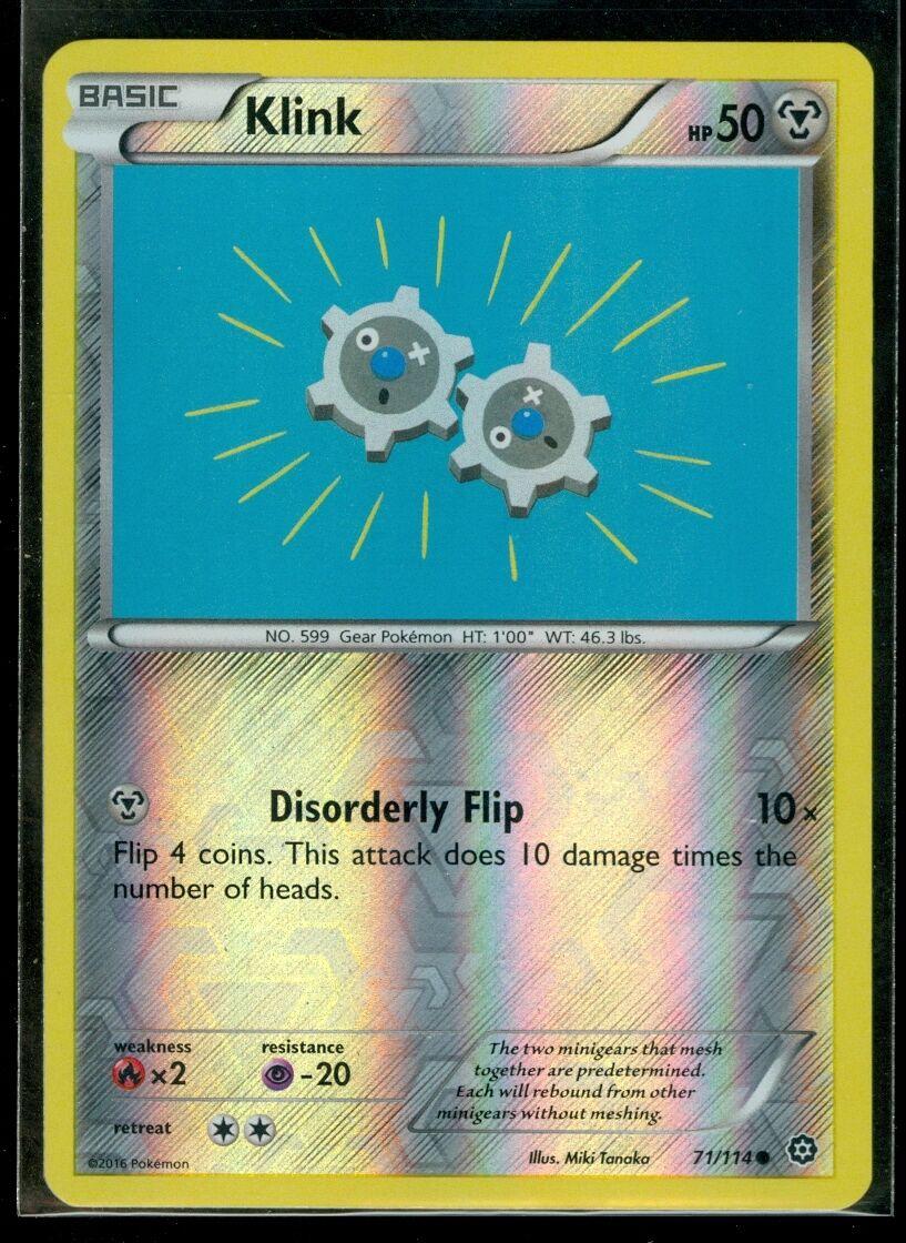 Klink [Reverse Holo] #71 Prices | Pokemon Steam Siege | Pokemon Cards