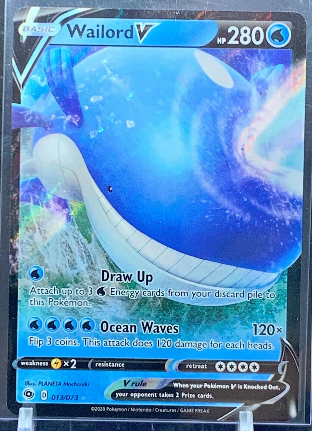 Wailord V #13 Prices | Pokemon Champion's Path | Pokemon Cards