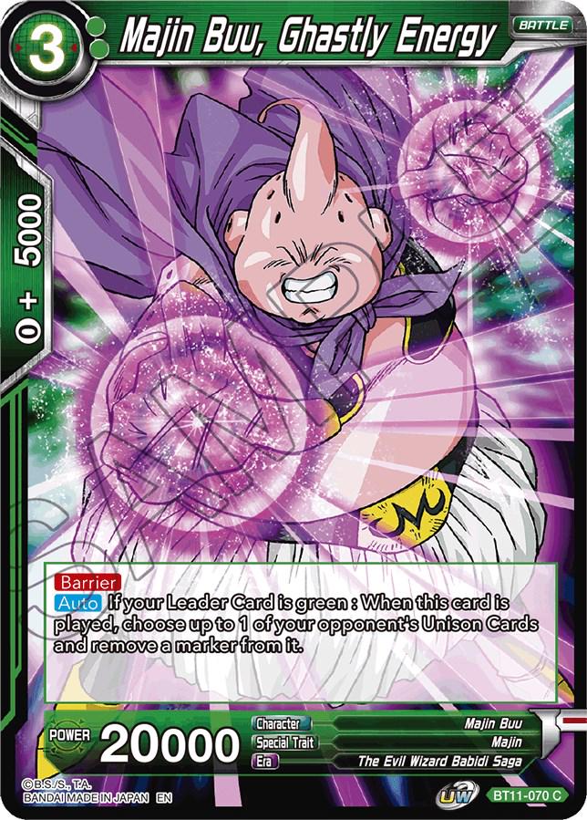 Majin Buu, Ghastly Energy [Foil] BT11-070 Prices | Dragon Ball Super Vermilion Bloodline ...