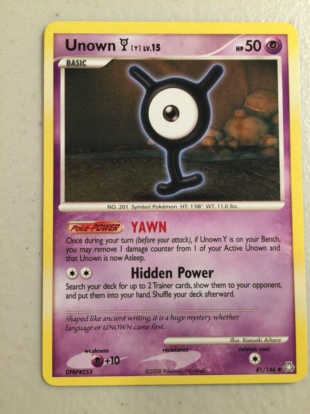 Unown Y #81 Prices | Pokemon Legends Awakened | Pokemon Cards
