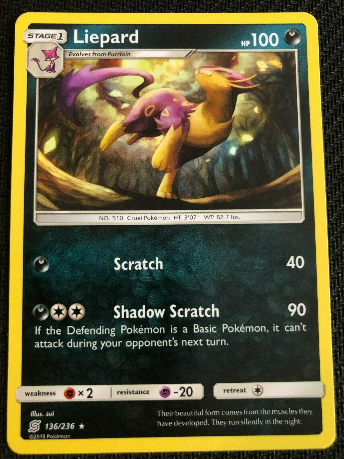 Liepard #136 Prices | Pokemon Unified Minds | Pokemon Cards