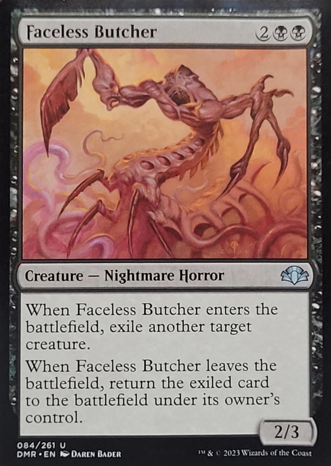 Faceless Butcher #84 Prices | Magic Dominaria Remastered | Magic Cards