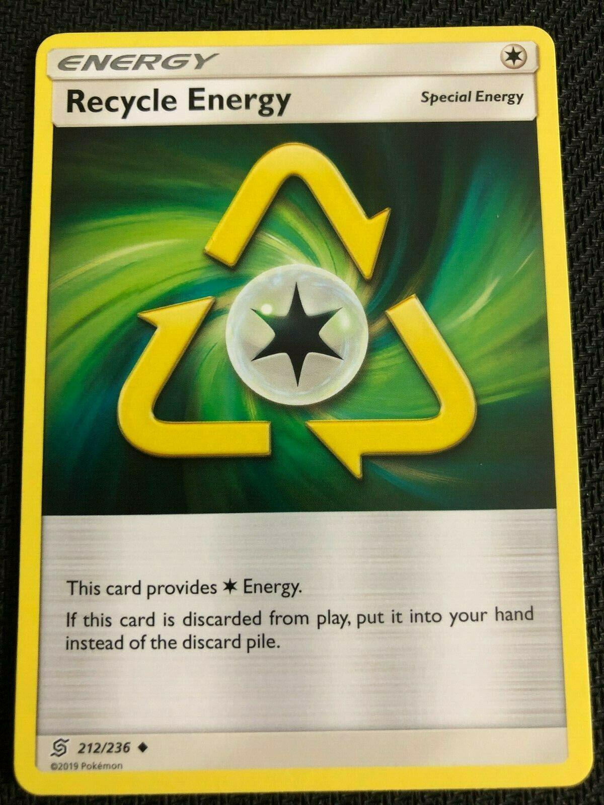 Recycle Energy #212 Prices | Pokemon Unified Minds | Pokemon Cards