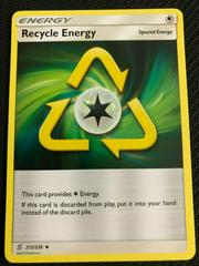 Recycle Energy #212 Prices | Pokemon Unified Minds | Pokemon Cards