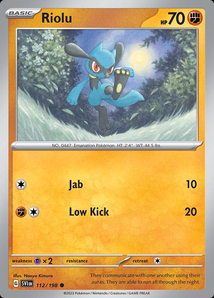Riolu #112 Prices | Pokemon Scarlet & Violet | Pokemon Cards