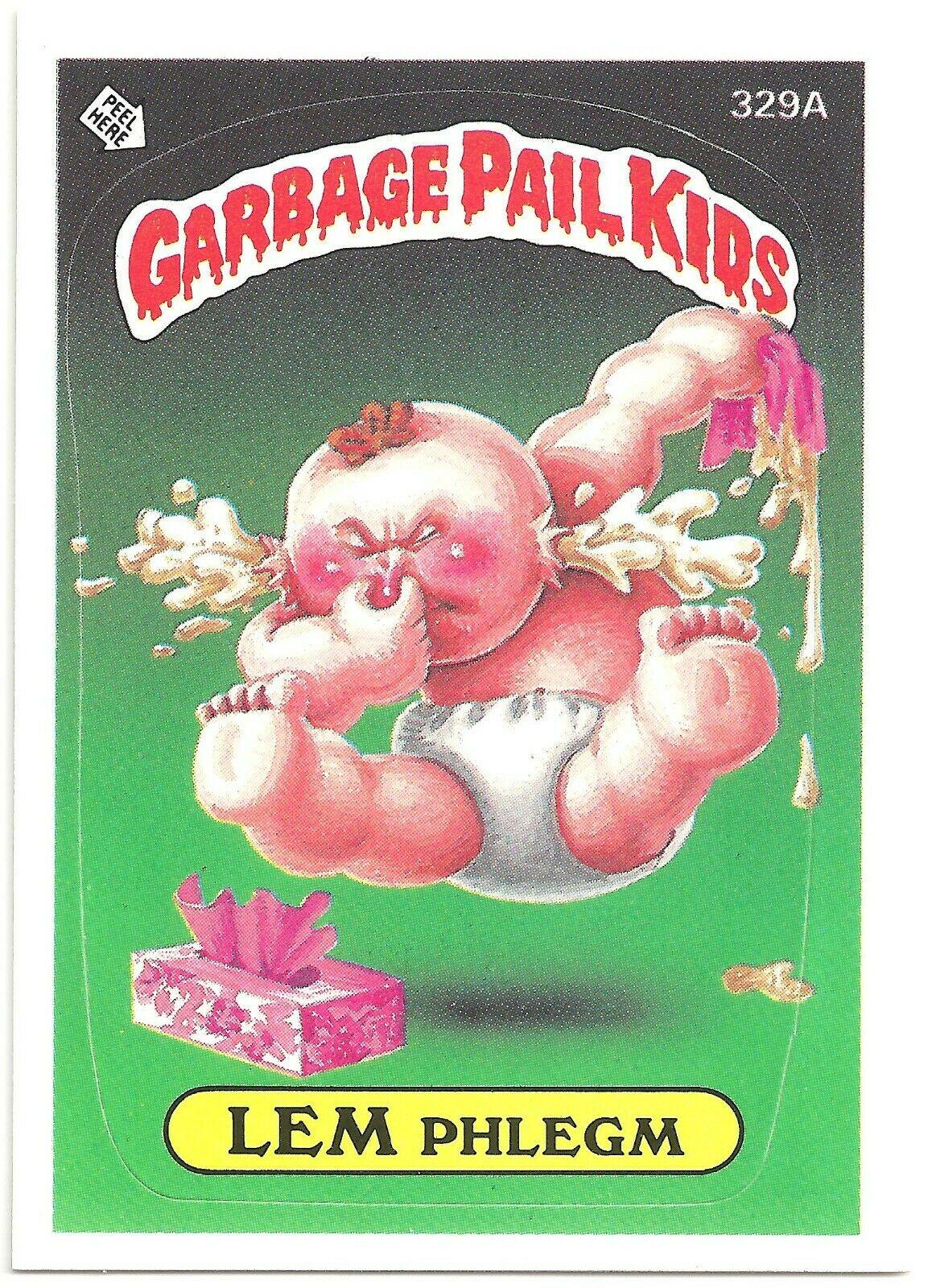 LEM Phlegm #329A Prices | 1987 Garbage Pail Kids | GPK Cards