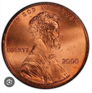 2000 [Wide AM] | Ungraded | Lincoln Memorial Penny