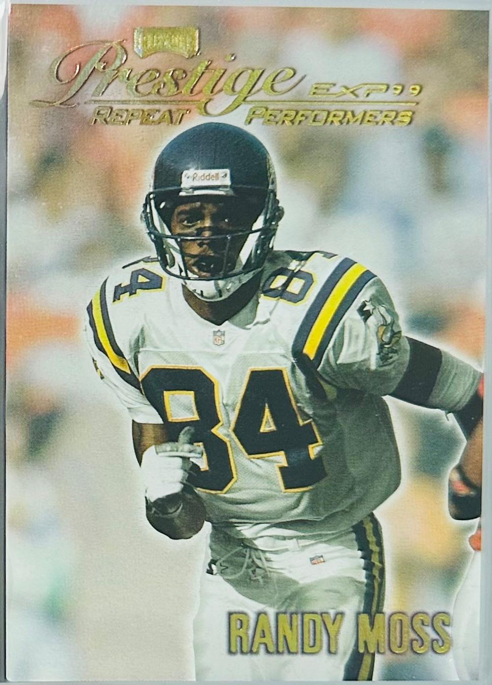 Randy Moss #EX50 Prices | 1999 Playoff Prestige Exp Performers ...