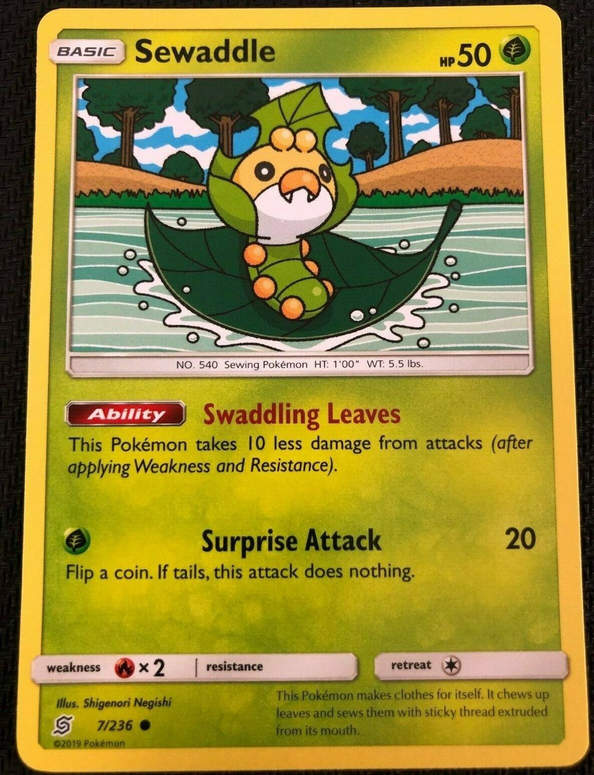 Sewaddle #7 Prices | Pokemon Unified Minds | Pokemon Cards