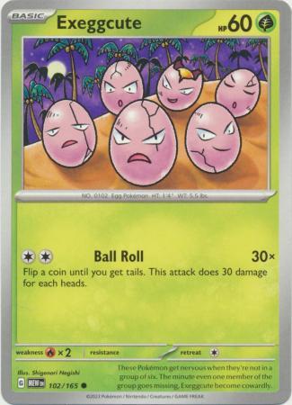 Exeggcute #102 Prices | Pokemon Scarlet & Violet 151 | Pokemon Cards