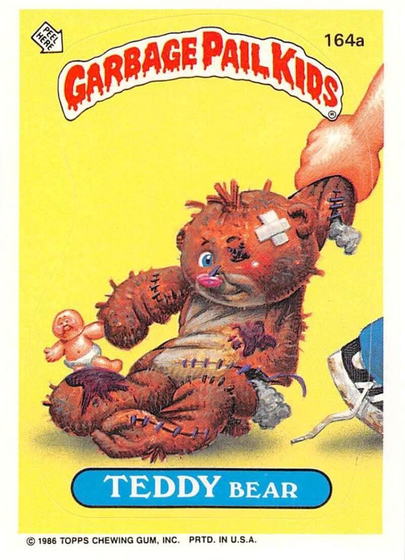 TEDDY Bear #164a Prices | 1986 Garbage Pail Kids | GPK Cards