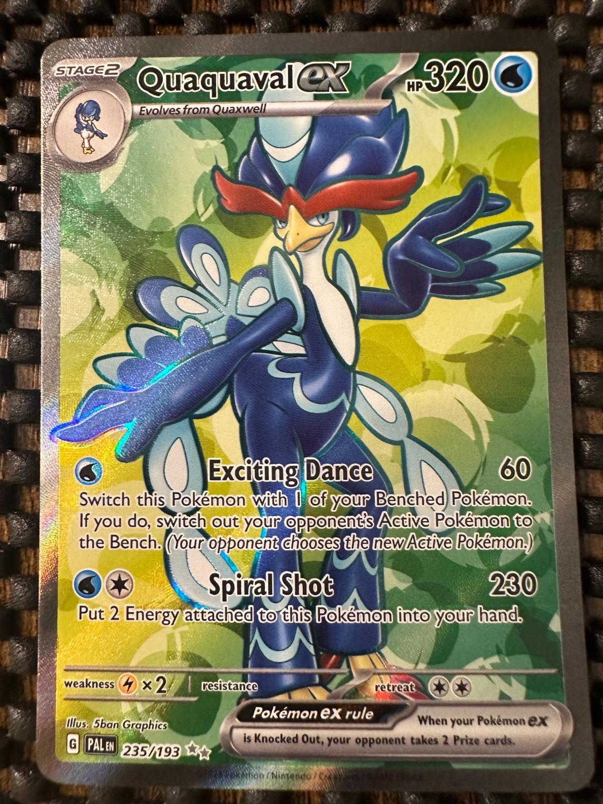 Quaquaval ex | Ungraded | Pokemon Paldea Evolved