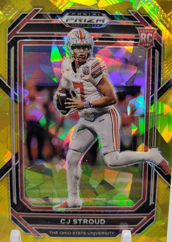 C. J. Stroud [Gold Ice] #102 Prices [Rookie] | 2023 Panini Prizm Draft ...