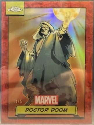 Doctor Doom [Red Refractor] #61 Prices | Marvel 2024 Topps Chrome ...